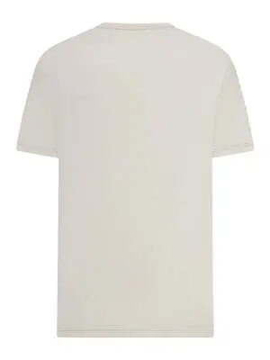 LEMAIRE Short-sleeved Boxy T-shirt In Heavy Jersey - Cream