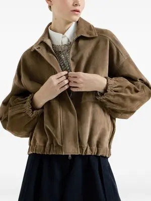 Brunello Cucinelli Leather Jacket