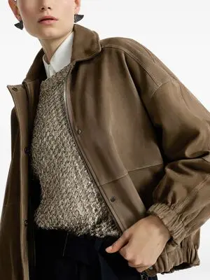 Brunello Cucinelli Leather Jacket