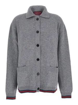 Gucci Wool And Cashmere Blend Cardigan - Multicolor