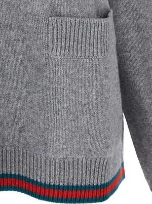 Gucci Wool And Cashmere Blend Cardigan - Multicolor