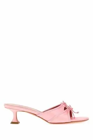 Amina Muaddi Eleonora Mules - Pink