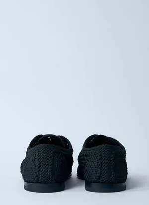 Dolce & Gabbana Woven Derby Shoes