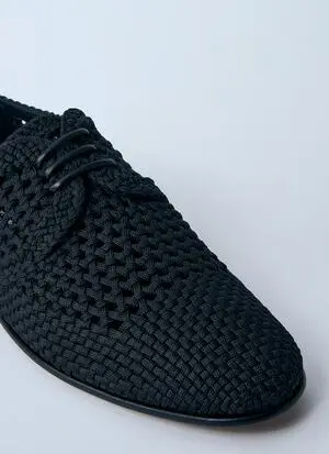 Dolce & Gabbana Woven Derby Shoes