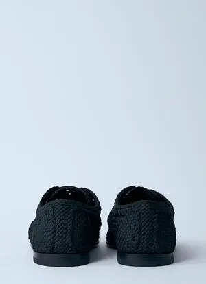 Dolce & Gabbana Woven Derby Shoes