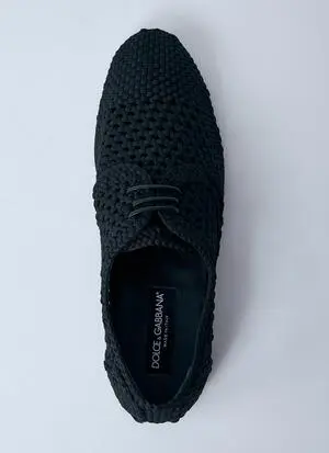 Dolce & Gabbana Woven Derby Shoes