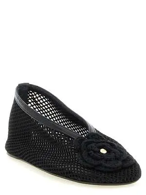 GANNI Jenny Ballet Flats - Black