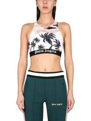 Palm Angels Top Sportsman - Cream