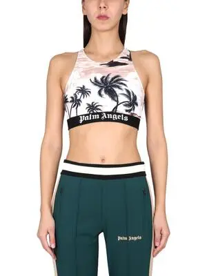 Palm Angels Top Sportsman - Cream