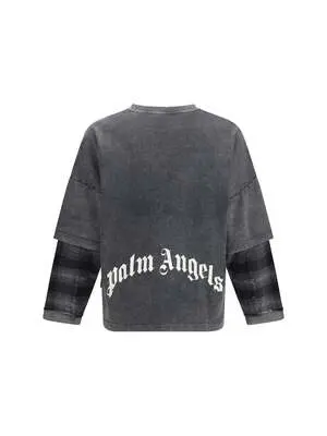 Palm Angels Skull Double Long-sleeved Shirt