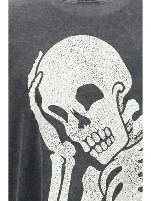 Palm Angels Skull Double Long-sleeved Shirt - Black