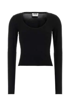 Moschino Viscose Blend Sweater - Black