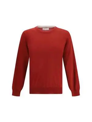Brunello Cucinelli Virgin Wool Sweater - Red