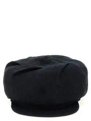 Yohji Yamamoto Tuck Casquette' Cap - Black