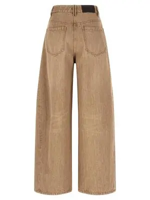Brunello Cucinelli Wide Leg Denim Jeans