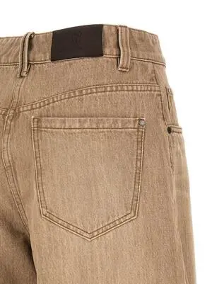 Brunello Cucinelli Wide Leg Denim Jeans