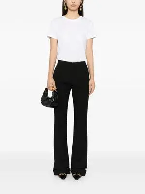 TOM FORD Cotton T-shirt With Tf Logo Embroidery - White