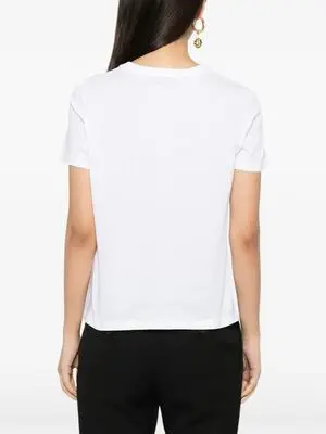 TOM FORD Cotton T-shirt With Tf Logo Embroidery - White