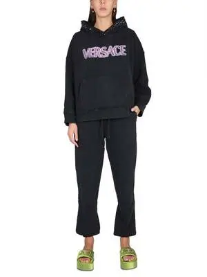 Versace Jogging Pants With Logo