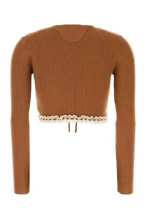 Chloé Wool Sweater - Brown