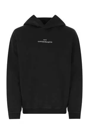 MAISON MARGIELA Cotton Oversize Sweatshirt - Black