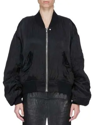 Rick Owens Oversized Padded Bomber Jacket - Black