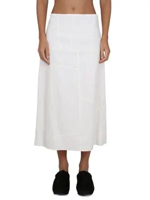 JIL SANDER Cotton Skirt - White