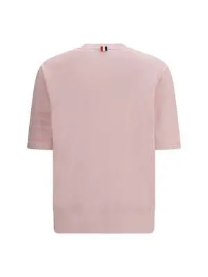 Thom Browne 4-bar Cotton Jersey T-shirt - Pink