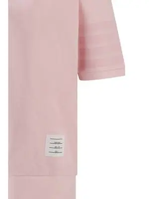 Thom Browne 4-bar Cotton Jersey T-shirt - Pink