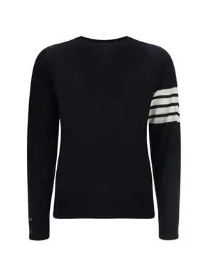 Thom Browne Virgin Wool Sweater - Blue
