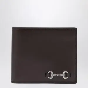 Gucci Cocoa Bi-fold Wallet With Horsebit - Brown
