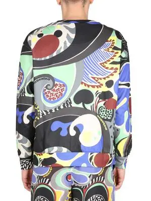 Moschino Psychedelic Print Sweatshirt - Multicolor