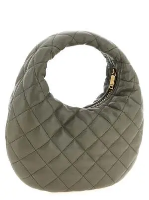 Saint Laurent Baby Lamb Nappa Handbag - Gray
