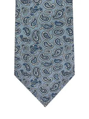 Etro Silk Jacquard Tie With Micro Paisley Motif
