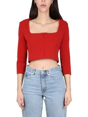Acne Studios Long Sleeve Top - Red