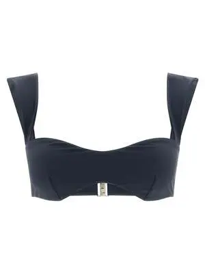 Magda Butrym 01 Bikini Top - Gray