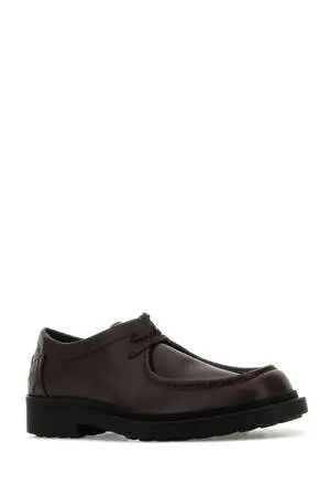 Bottega Veneta Leather Ben Lace-up Shoes - Brown