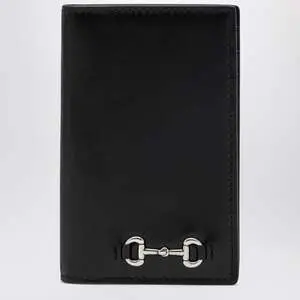 Gucci Long Cardholder With Horsebit - Black
