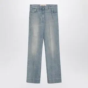 Valentino Garavani Light Washed-effect Jeans - Blue