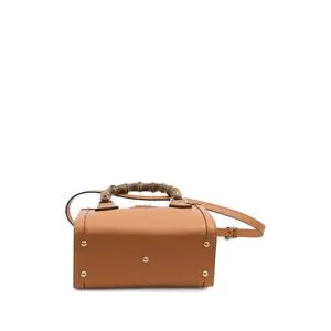 Gucci Leather And Bamboo Tote Bag