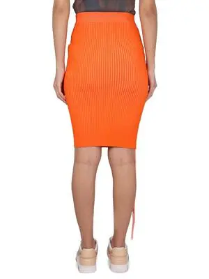 Off-White Cut-out Skirt