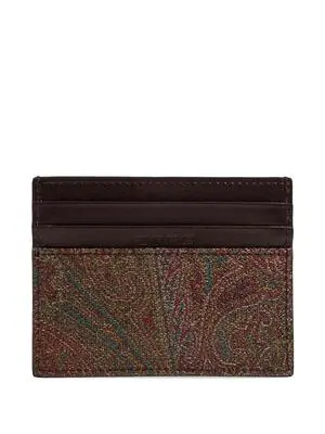 Etro Arnica Card Holder - Brown