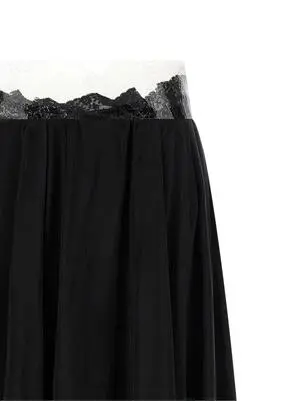 MAISON MARGIELA Flowing Cupro Maxi Skirt