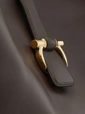 FERRAGAMO Gancini Leather Tote Bag