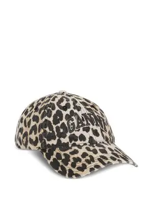 GANNI Organic Cotton Baseball Cap - Multicolor