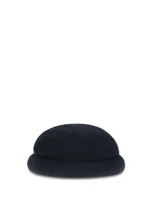 Loro Piana Wool Beanie Hat - Blue