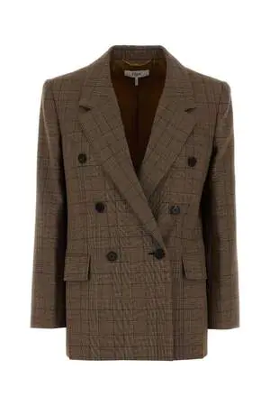 Chloé Embroidered Wool Blazer - Multicolor