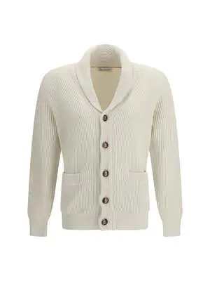 Brunello Cucinelli Ribbed Cardigan - Multicolor