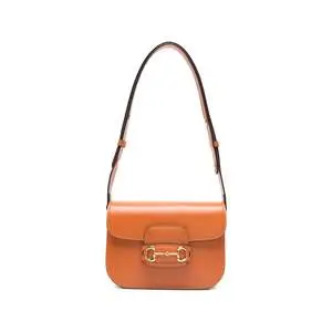 Gucci Calf Leather Shoulder Bag - Orange