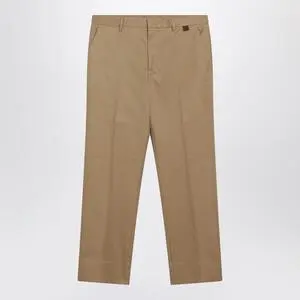 Gucci Cotton Trousers - Cream